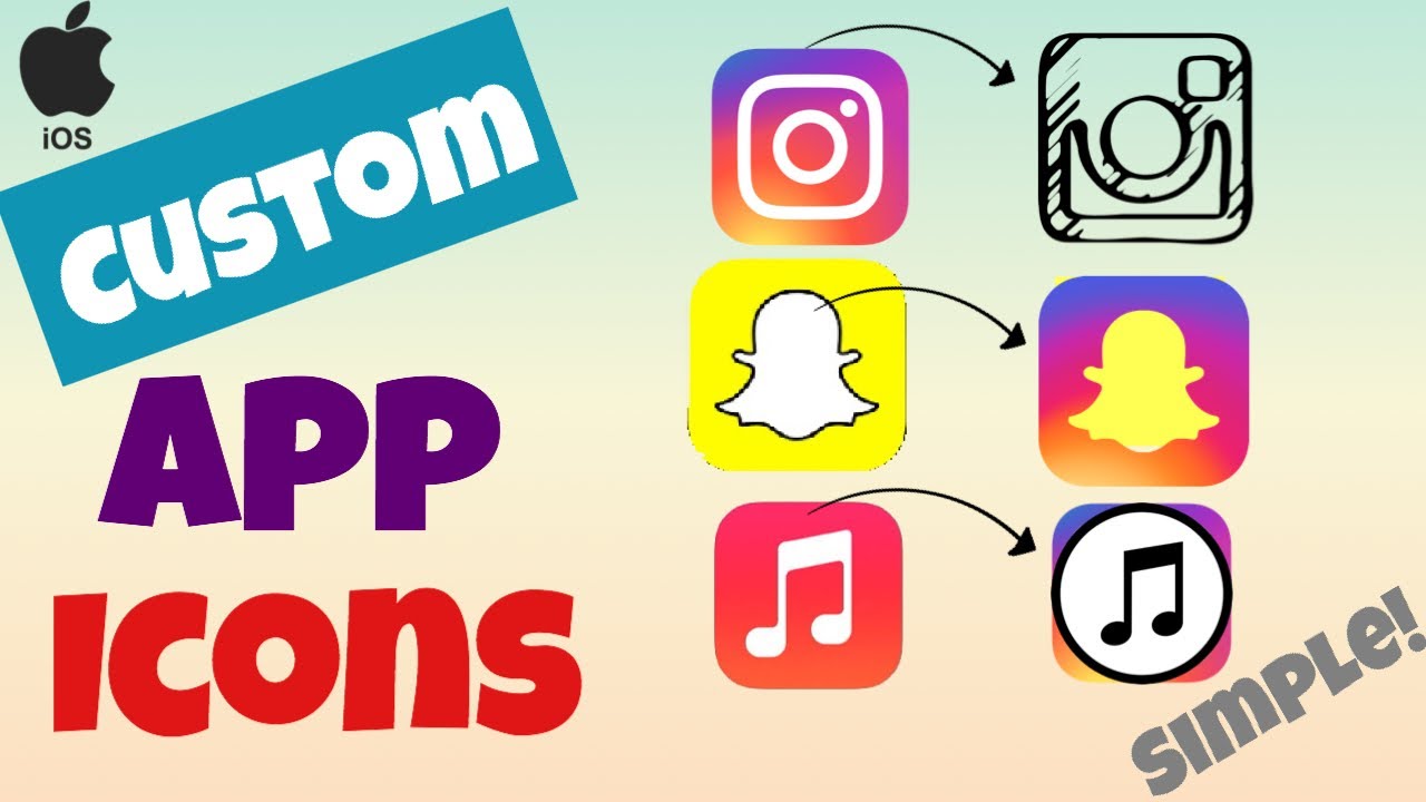 How to change app icons on iOS *MUST WATCH* | FULL CUSTOMISATION - YouTube