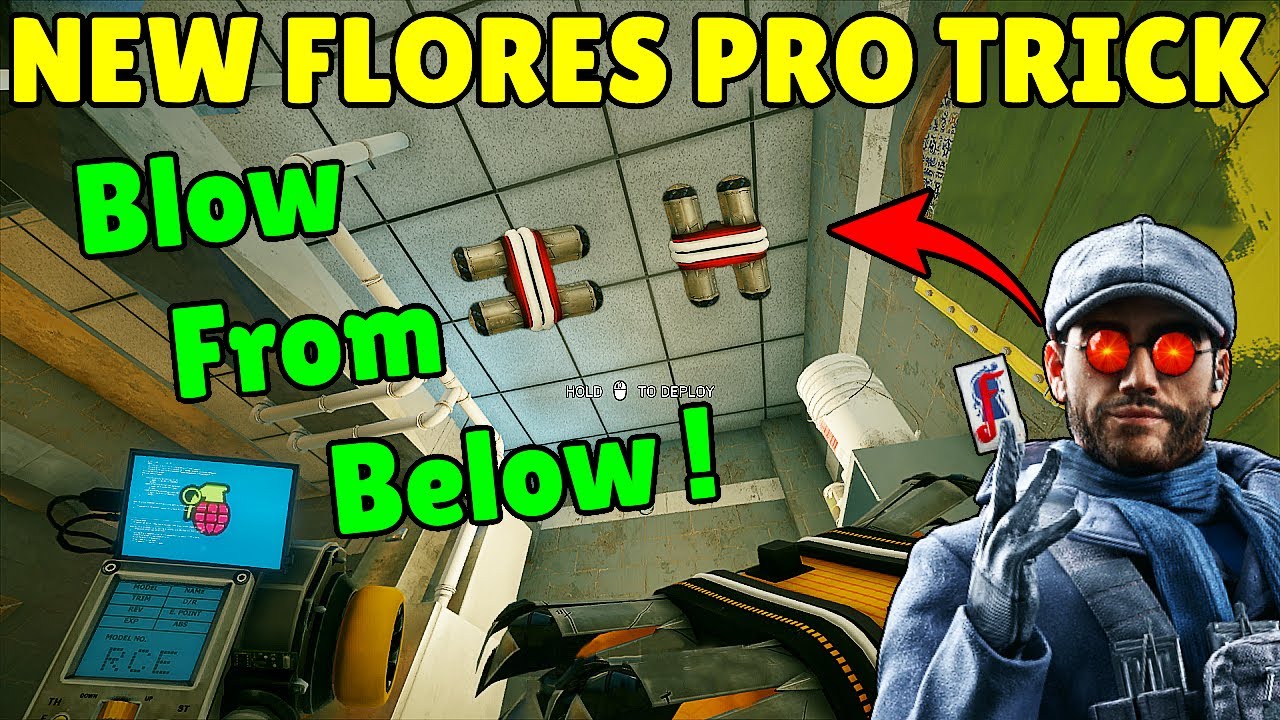 *NEW* Flores Pro Trick | True Experience Of Crimson Heist - Rainbow Six ...