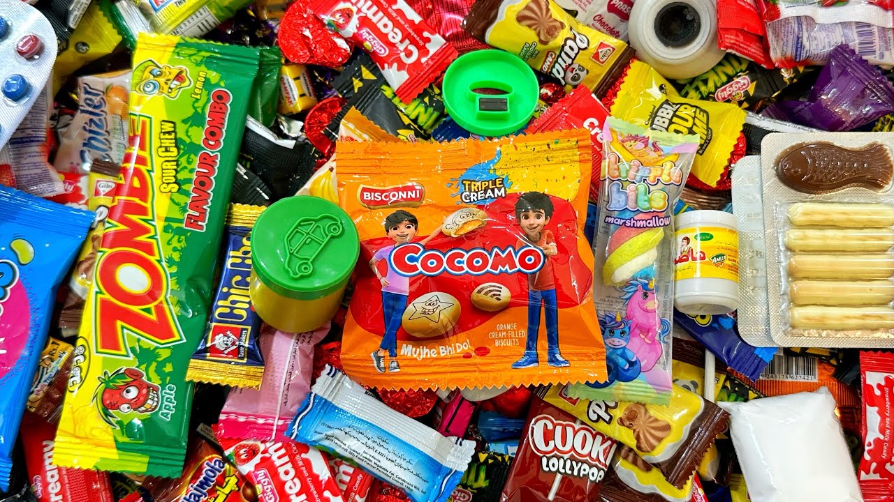 Satisfying Video | Yummy Rainbow COCOMO Candies and Chocolates ...