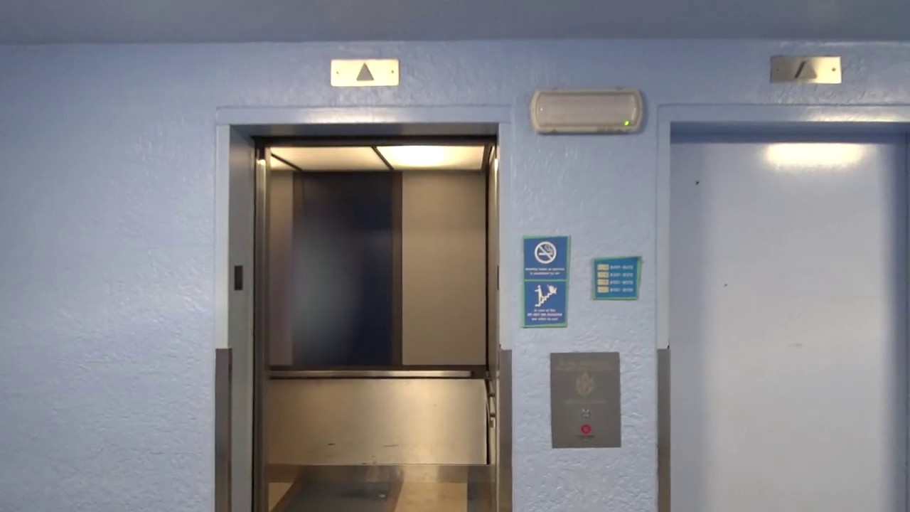 "OTIStec" Hydraulic Elevators at '90s Building #8 at The Pop Century ...