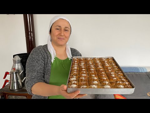 BURMA BAKLAVA TATLISI - KURU SEBZE KAVURMASI - Ev Yapımı Köy Lezzetleri 🧿🫠💯
