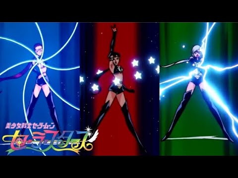 [1080p] Pretty Soldier Sailor Moon Sailor Stars Combination Attack {Ver. 3 Guardian}