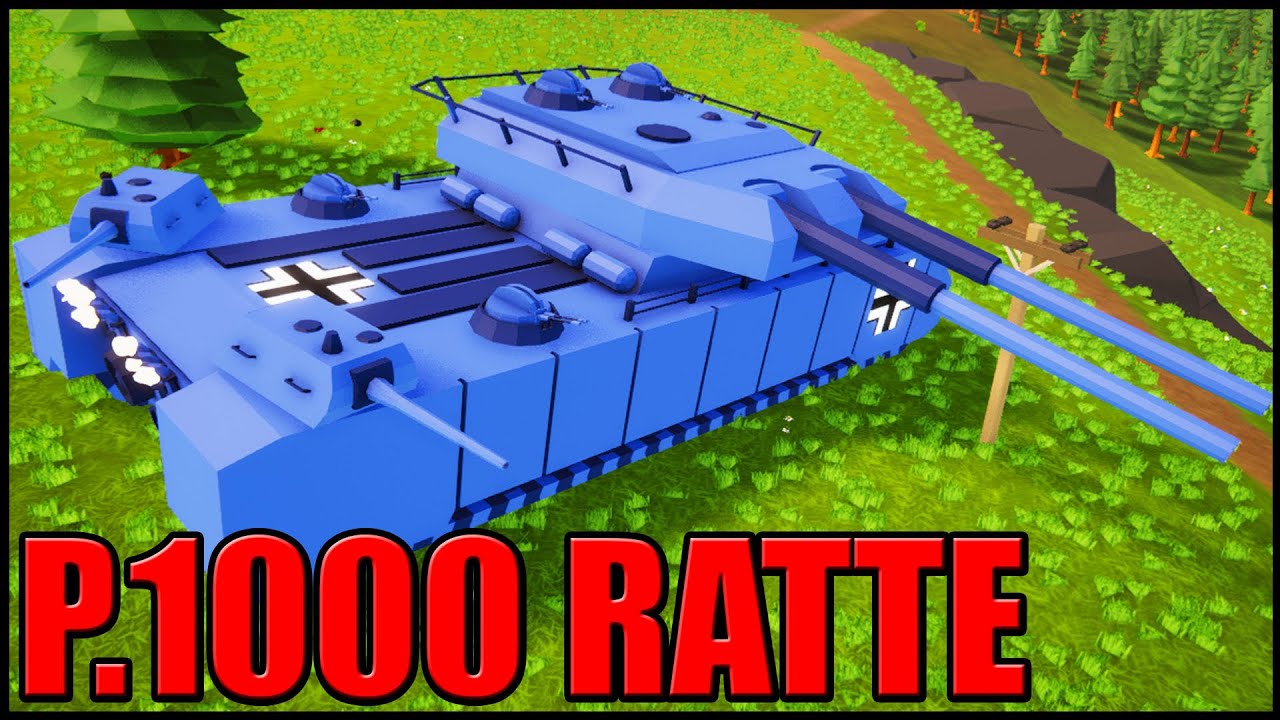 German P.1000 RATTE SUPER TANK! - Total Tank Simulator - YouTube