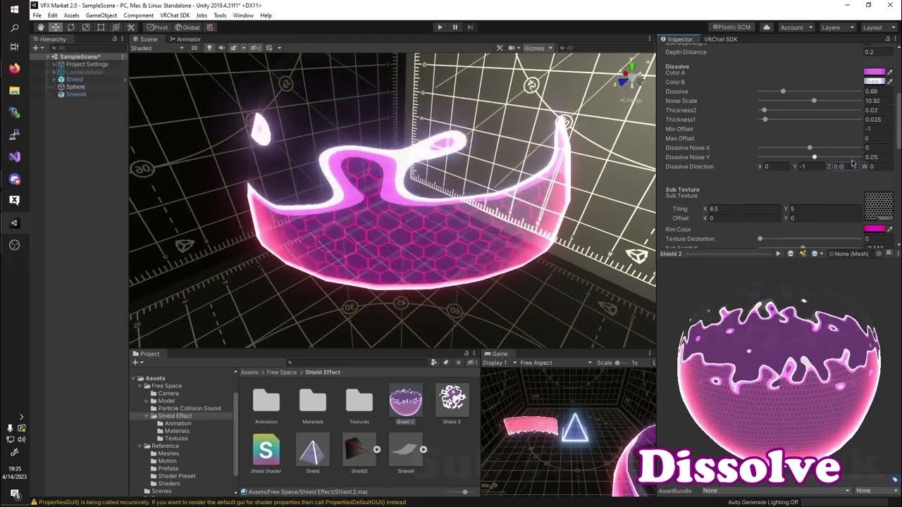 Shield Effect Shader Youtube