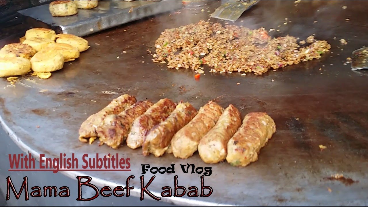 Mama Kabab Faroosh | Lahori Beef Kabab | Taka Tak Kabab | Street Food ...