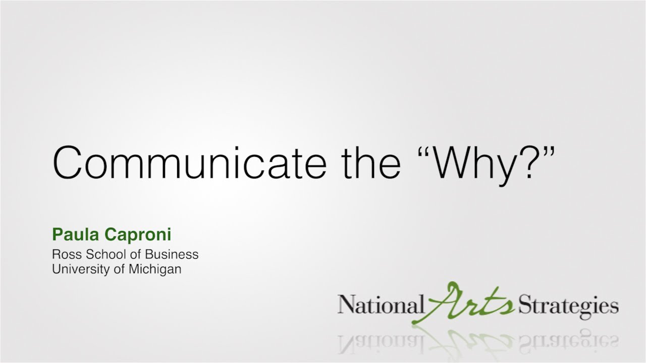 Communicate the "Why?" - YouTube
