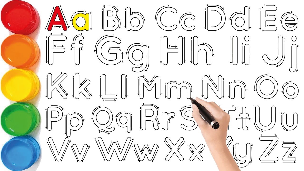 Alphabet Adventure Trace, Draw, and Discover A to Z | Easy Draw and ...