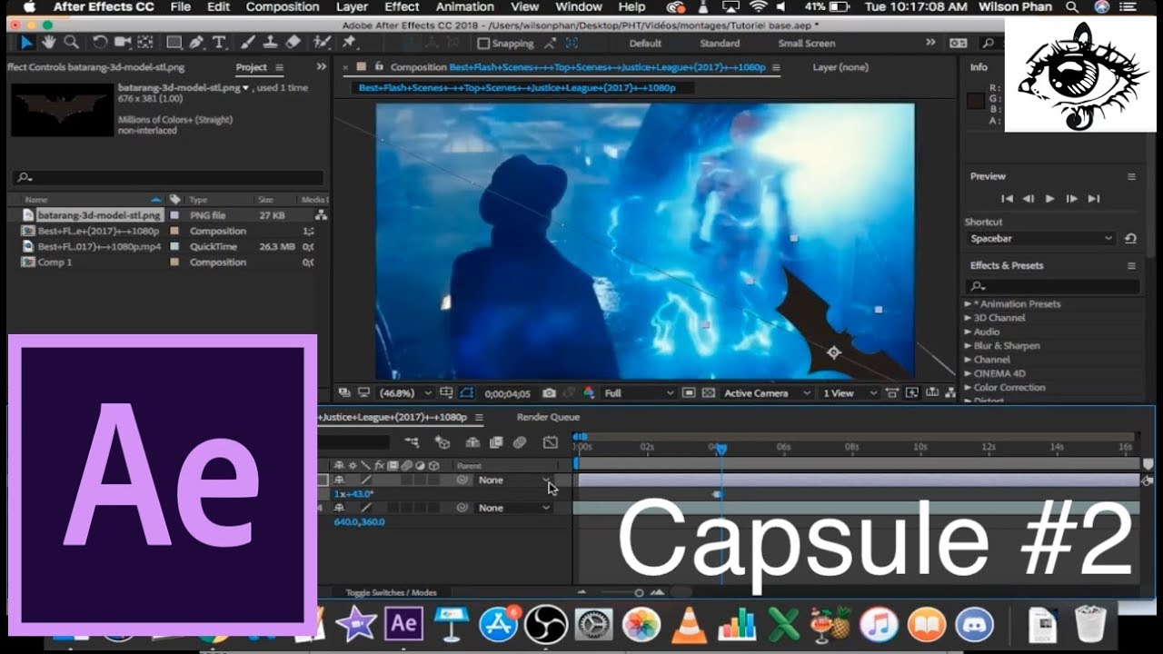 After Effect tutoriel #2 (Position, Scale, Rotation, Opacity) - YouTube
