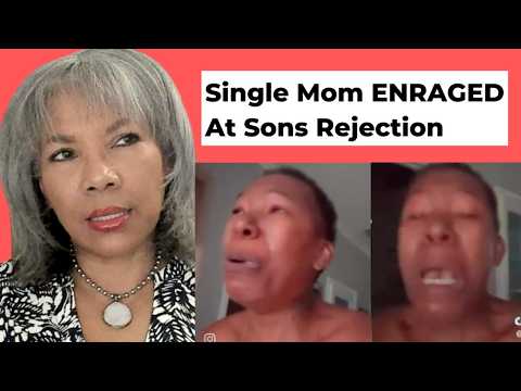 ENRAGED black mom lashes out at teen son