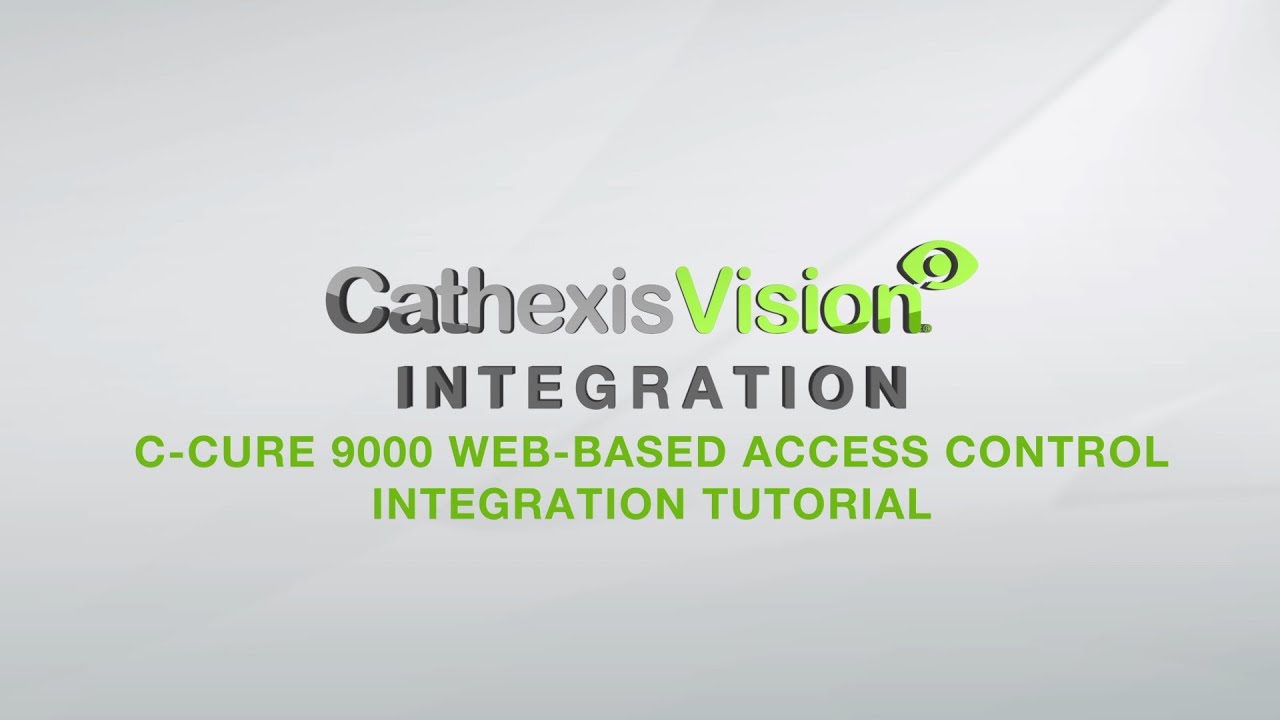C-Cure 9000 Web-based Access Control Integration Tutorial - YouTube