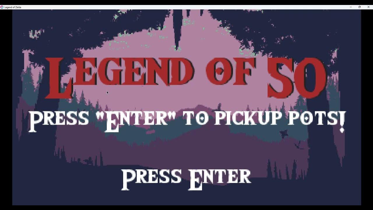 Zelda for CS50’s Introduction to Game Development course - YouTube