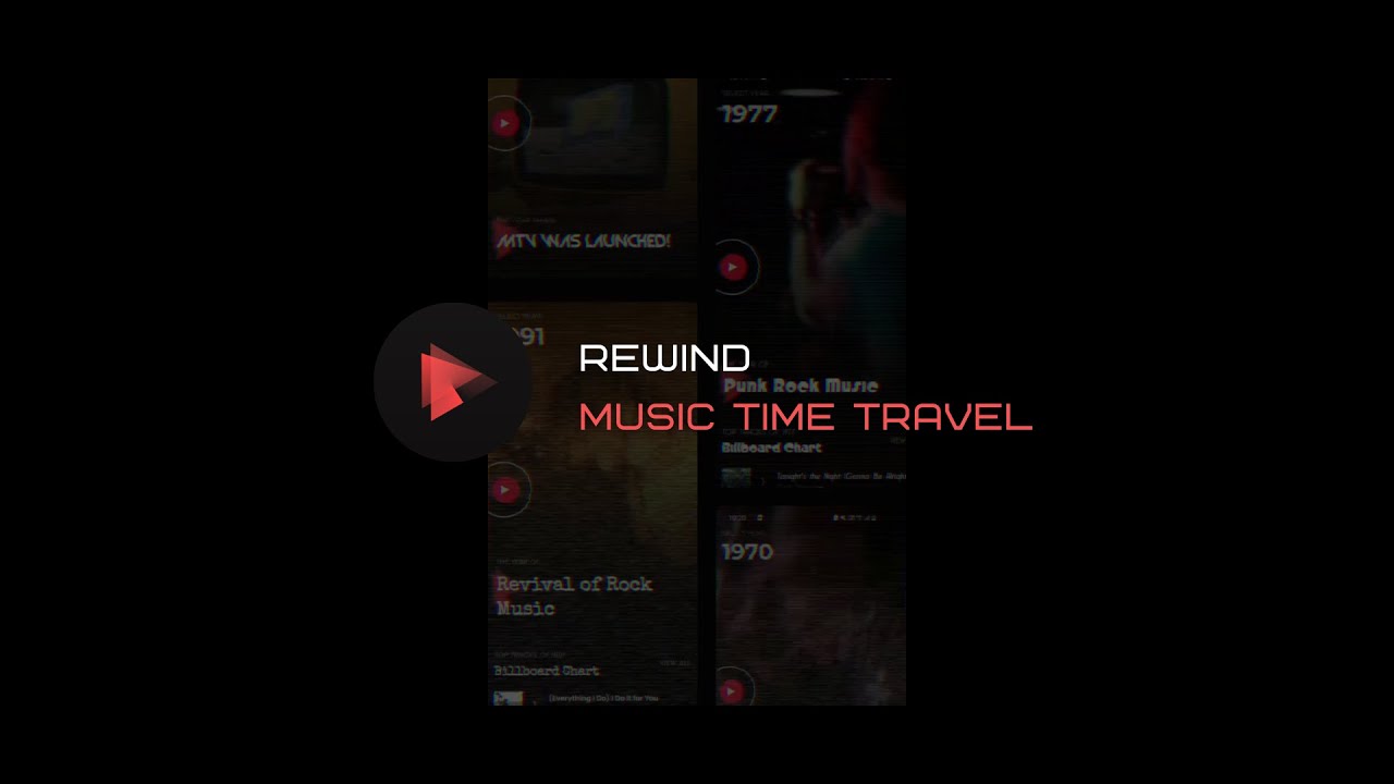 Introducing Rewind - Music Time Travel App (iOS & Android) - YouTube