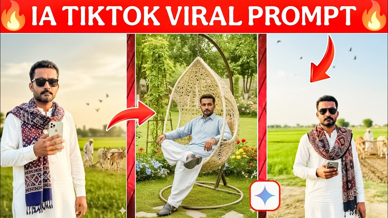 💫 Gemini AI Trending Prompt 2025 | Create Viral TikTok Style Sindhi ...