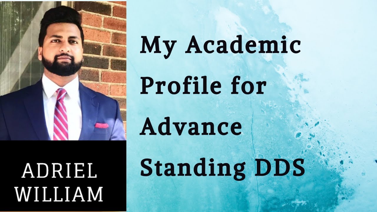 My Academic Profile for Advance Standing DDS (Urdu/Hindi) - YouTube