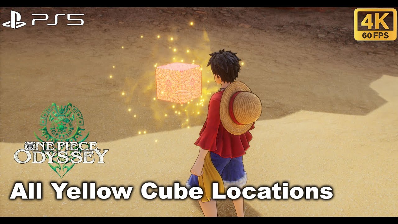 All Bosses Cube Challenge Locations - One Piece Odyssey 4k 60fps - YouTube