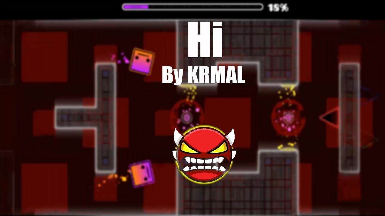PROGRESS (hi) by KRMAL (Insane Demon) [Geometry Dash] (40%) - YouTube