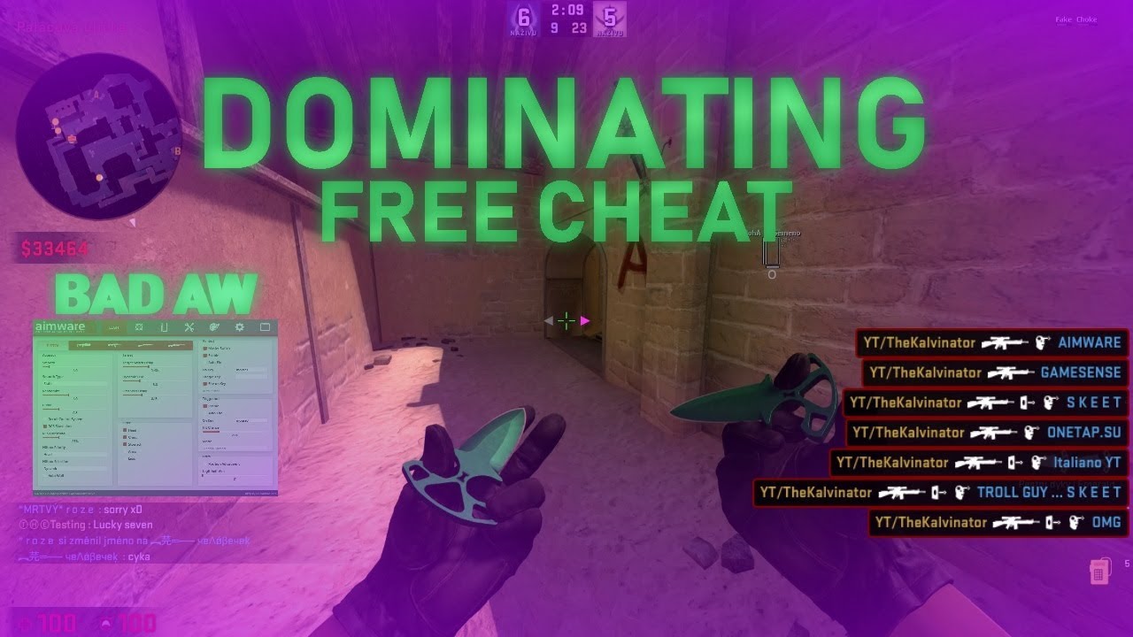 THIS CHEAT DOMINATING ETERNITY & BAD AW CFGs🔥HVH FREE CHEAT🔥!!IM NOT ...