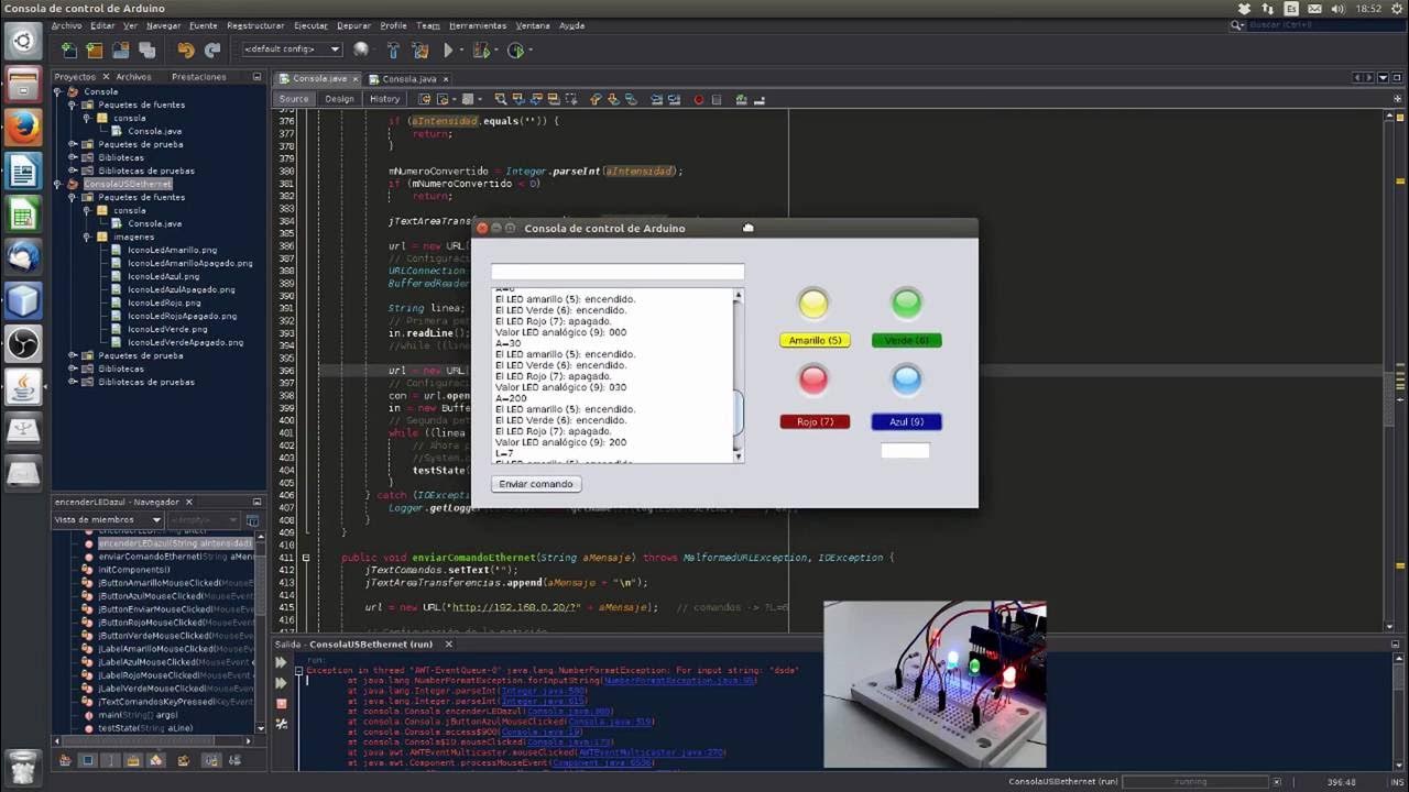 Proyecto Arduino ethernet SD + Java (mejora) - YouTube