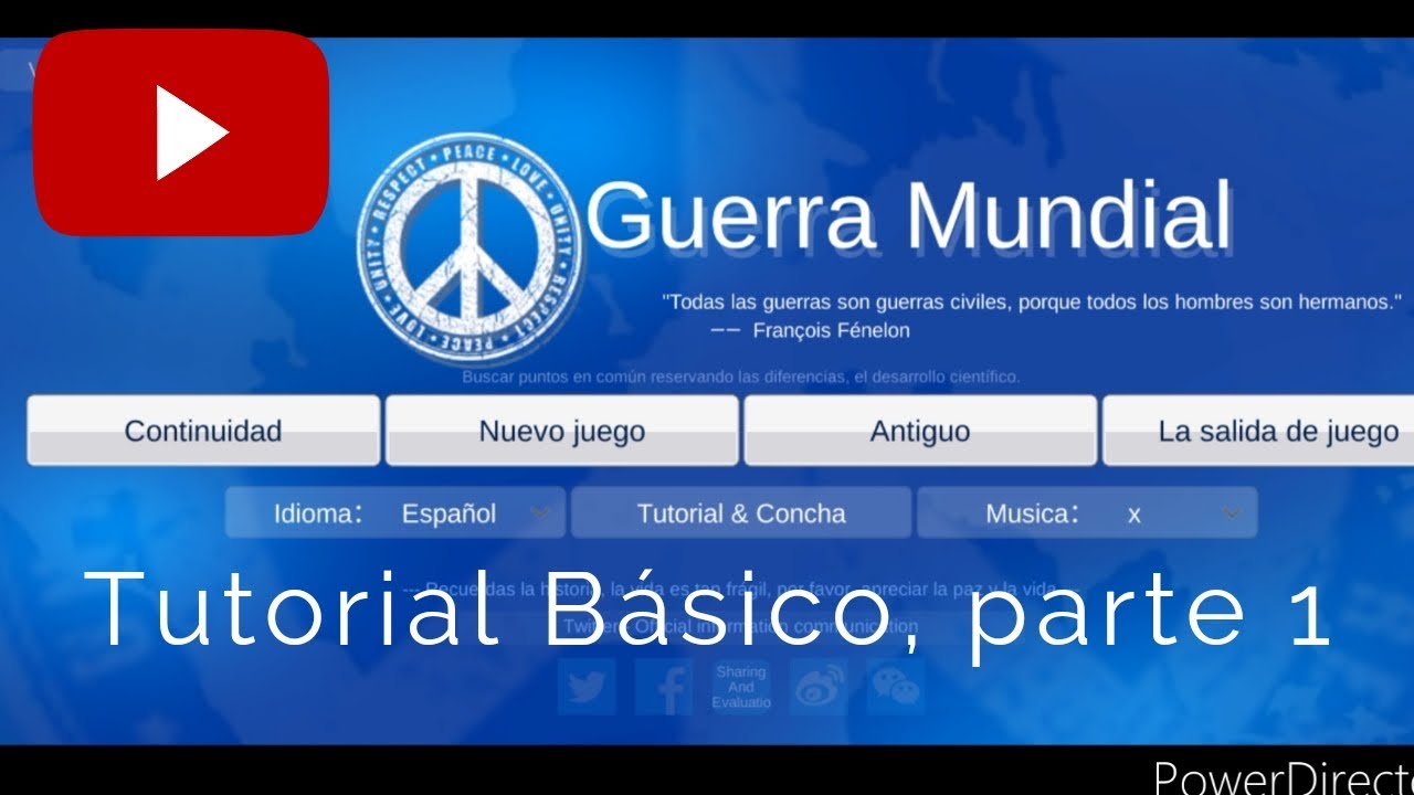 Guerra Mundial juego de Android || Tutorial Básico - YouTube
