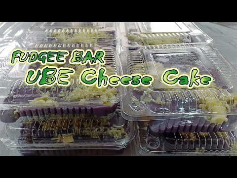 Fudgee bar UBE Cheese cake l Nicks Apo - YouTube