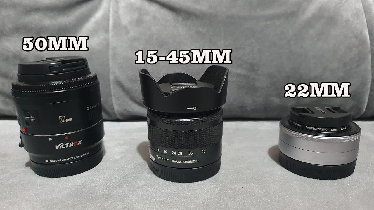 Perbandingan Lensa Kit 15-45 mm | Lensa 22m | Lensa 50mm - YouTube