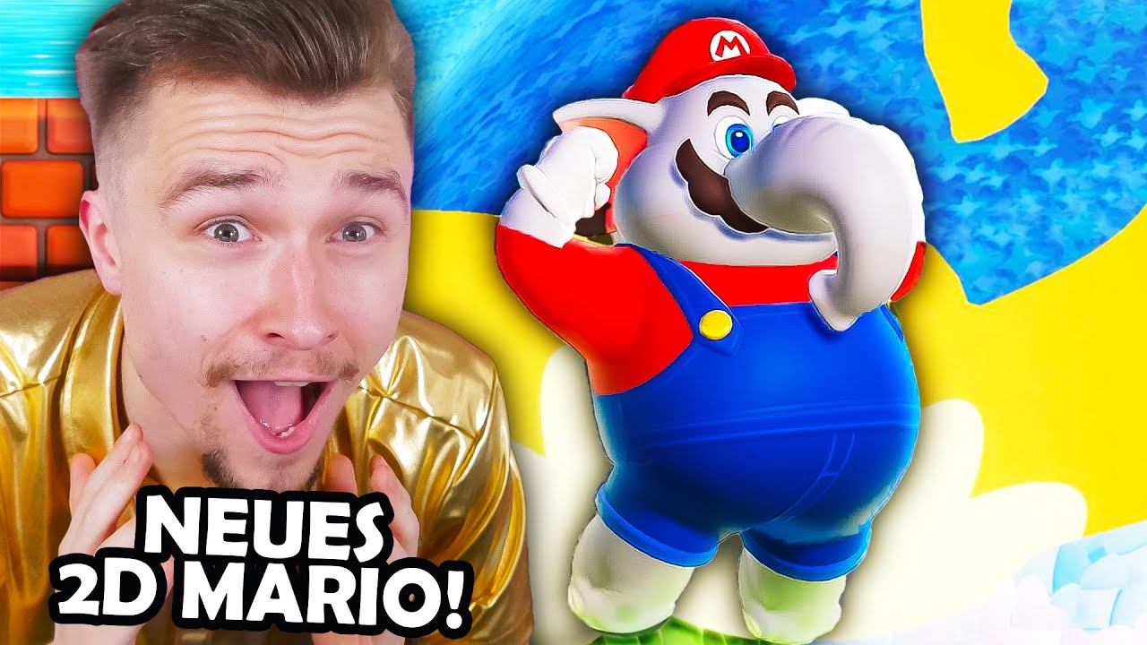 Ich reagiere auf das NEUE 2D Mario Spiel! 🥰 Mario Bros. Wonder - YouTube