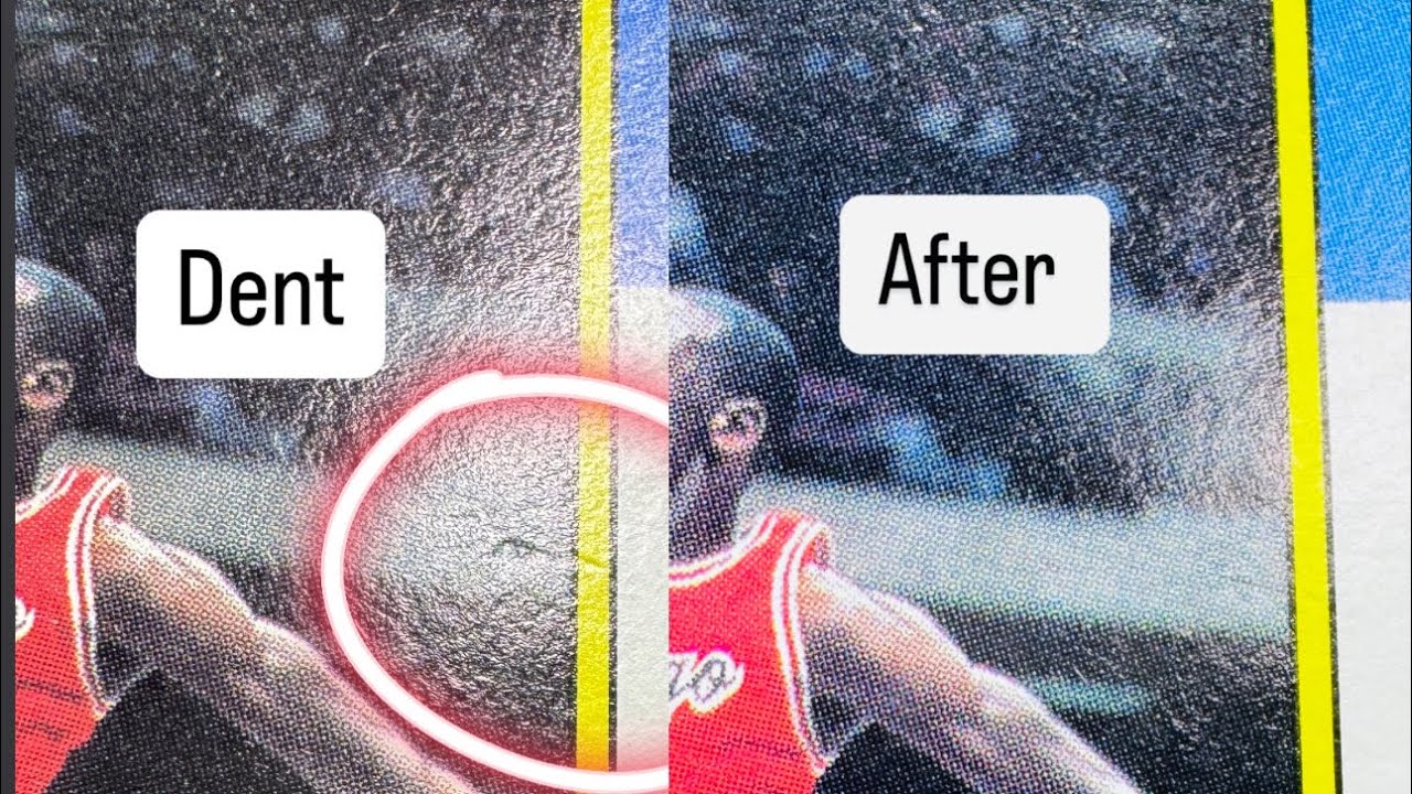 Dent Relief. 1986 Fleer Michael Jordan - YouTube