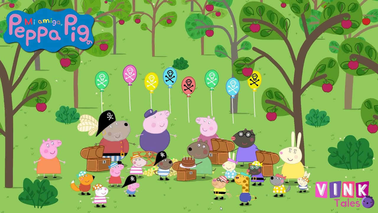 My friend Peppa Pig - Fiesta de cumpleaños de Danny Perro | Vink Tales ...