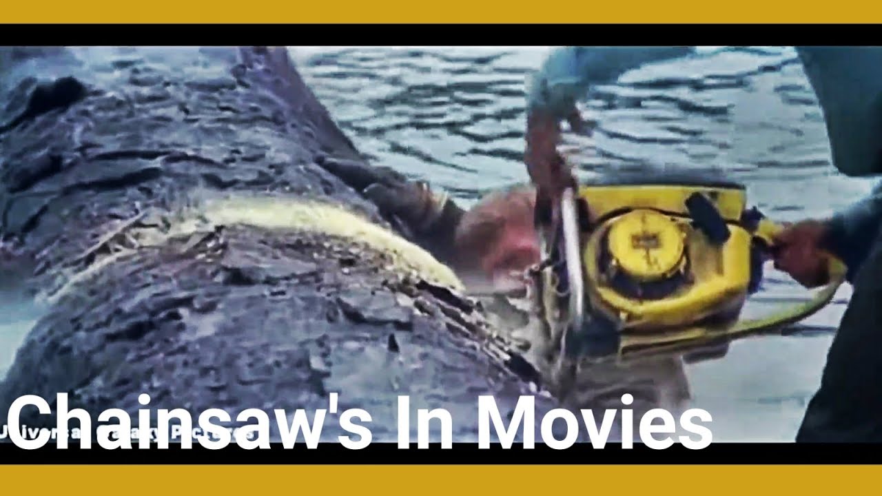 Chainsaw's In Movies - YouTube