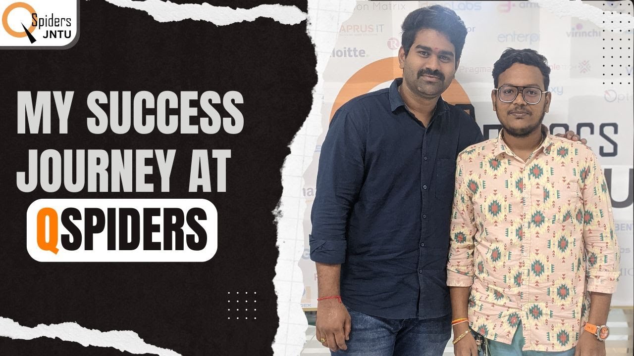 THE JOURNEY OF J. VIGNESH KUMAR HIS DREAM JOB IN TESTING INDUSTRY - YouTube