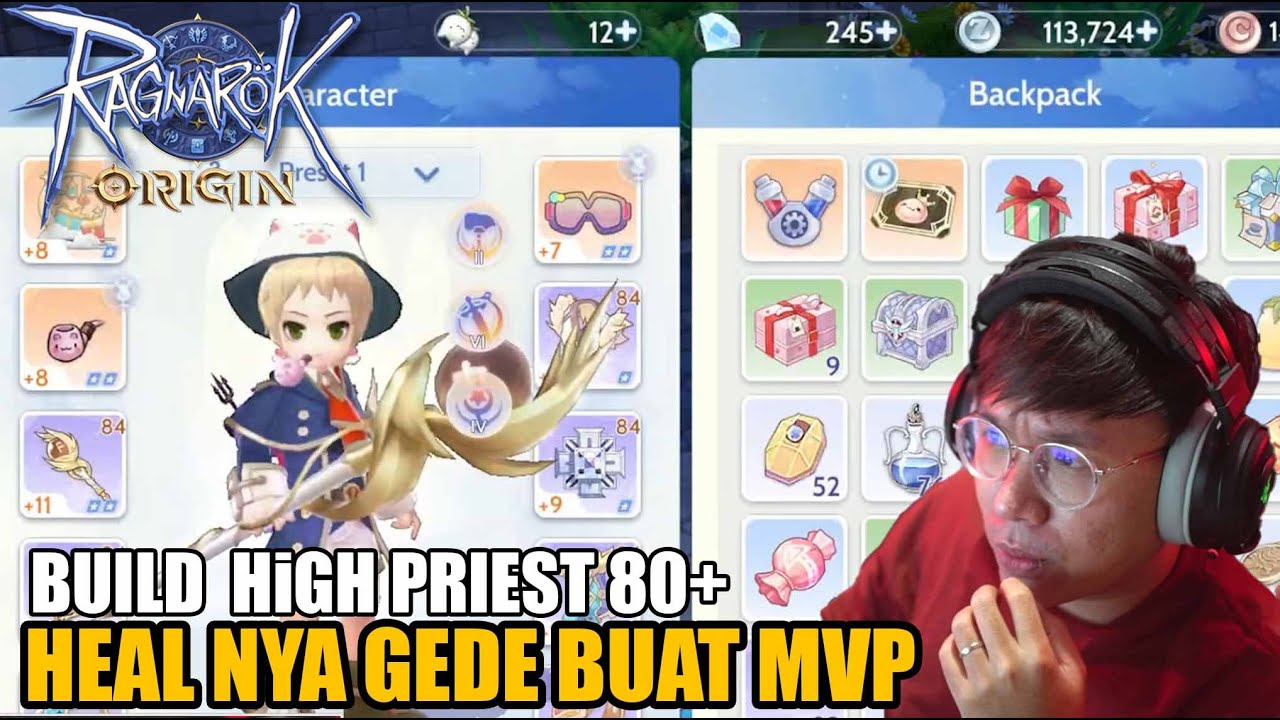 BUILD HIGH PRIEST LV 80+ ! FULL SUPPORT & GRINDING ! RAGNAROK ORIGIN ...