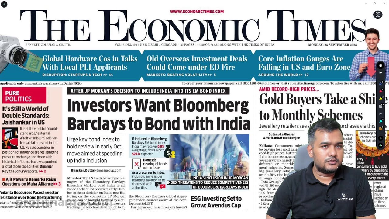 25 September 2023 Economic Times Newspaper Daily Business News