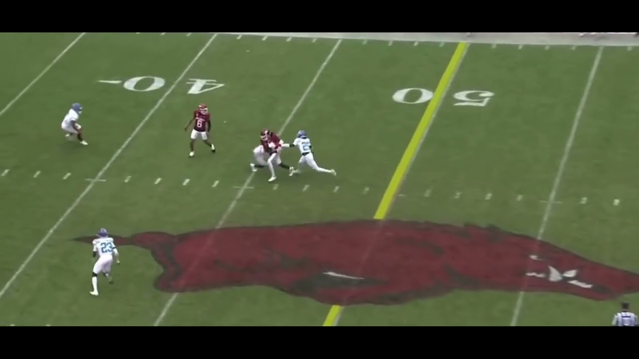 Quarterback Malachi Singleton Arkansas 2nd half against Ole Miss🔥🔥🔥 ...