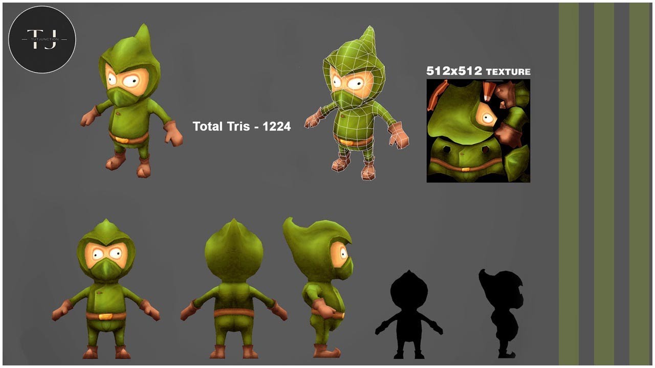 Creating a Low Poly Game-Ready Character in Maya - Step by Step ...