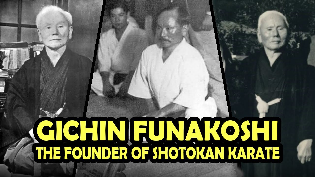 Sensei Gichin Funakoshi The Founder of Shotokan Karate - YouTube