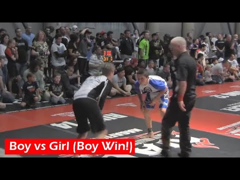 Boy vs Girl Fight (Boy Win!) - YouTube