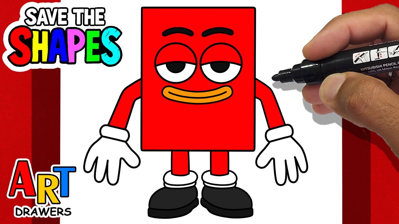 How To Draw Save the Shapes | RECTANGLE - YouTube