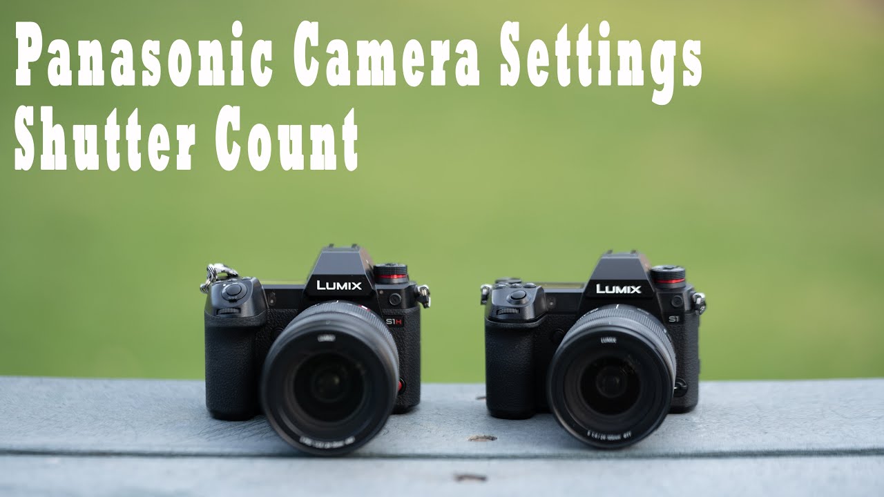 Panasonic Cameras How to check the shutter count. Panasonic S1 ...