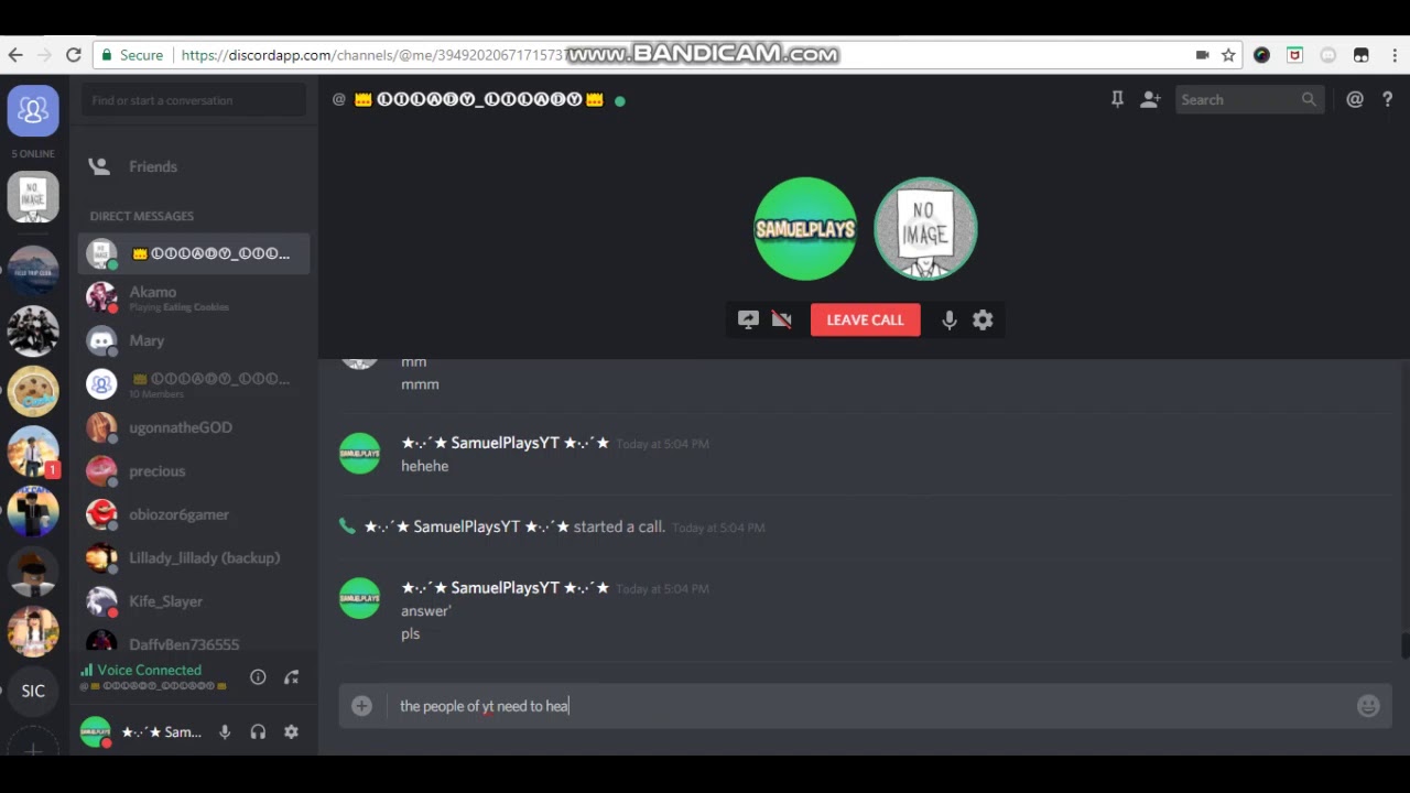 Discord Prank By SamuelPlays To The Owner Of Cookie Squad - YouTube