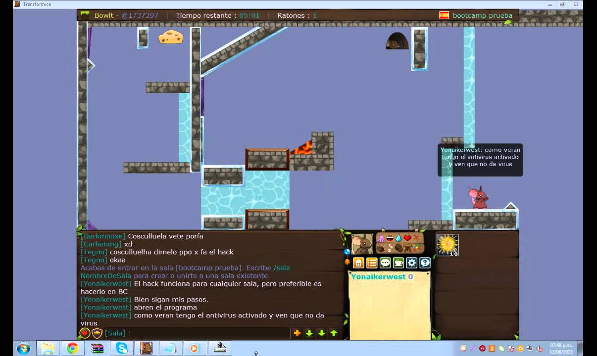 Hack de trampolin, Transformice 2015 - YouTube