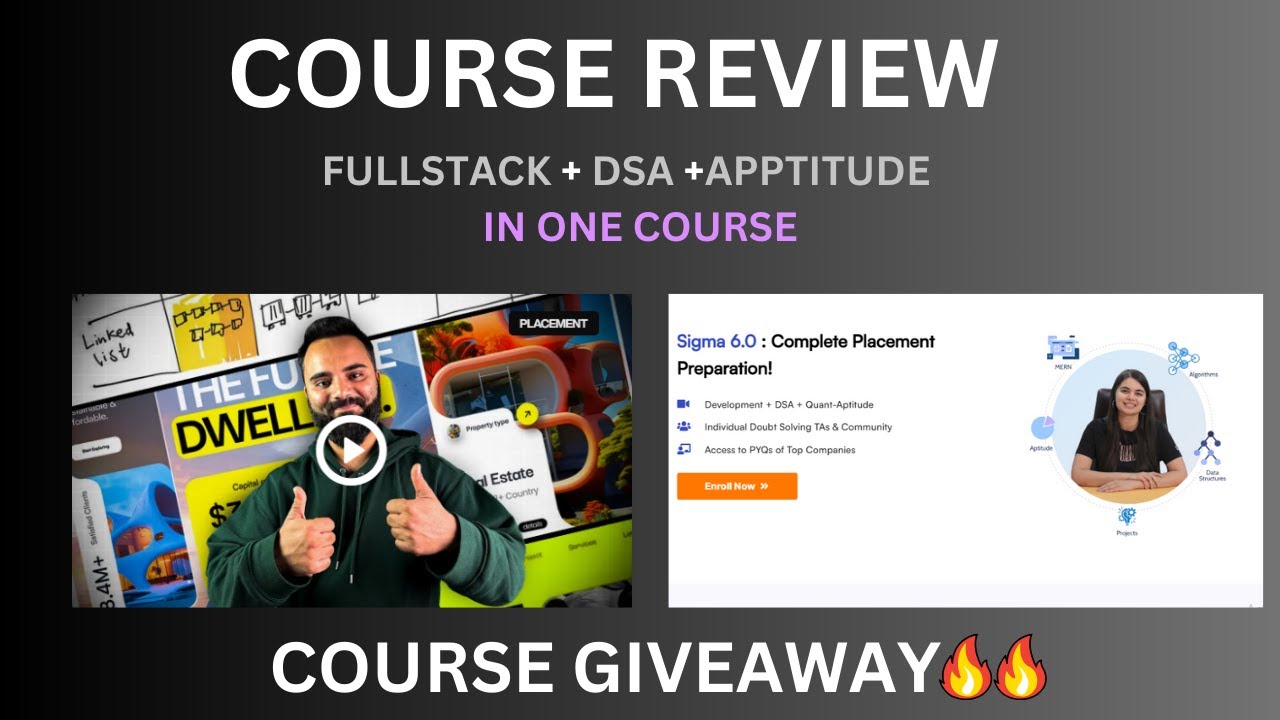 Best Development + DSA + Aptitude Course for Beginners | Sigma 6.0 vs Sheriyans Coding Review ...
