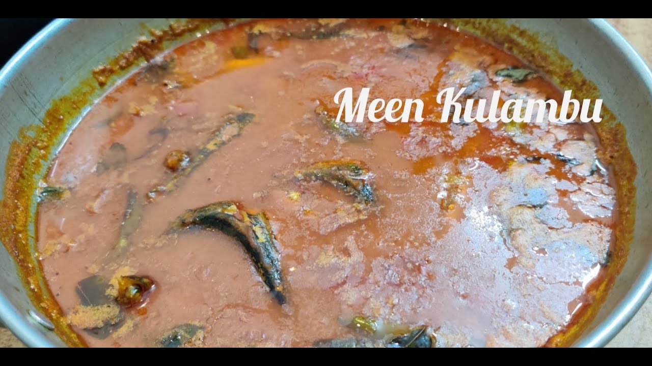 Mathi Meen Kulambu | Meen Kulambu Recipe in Tamil | Sardine Fish Recipe ...