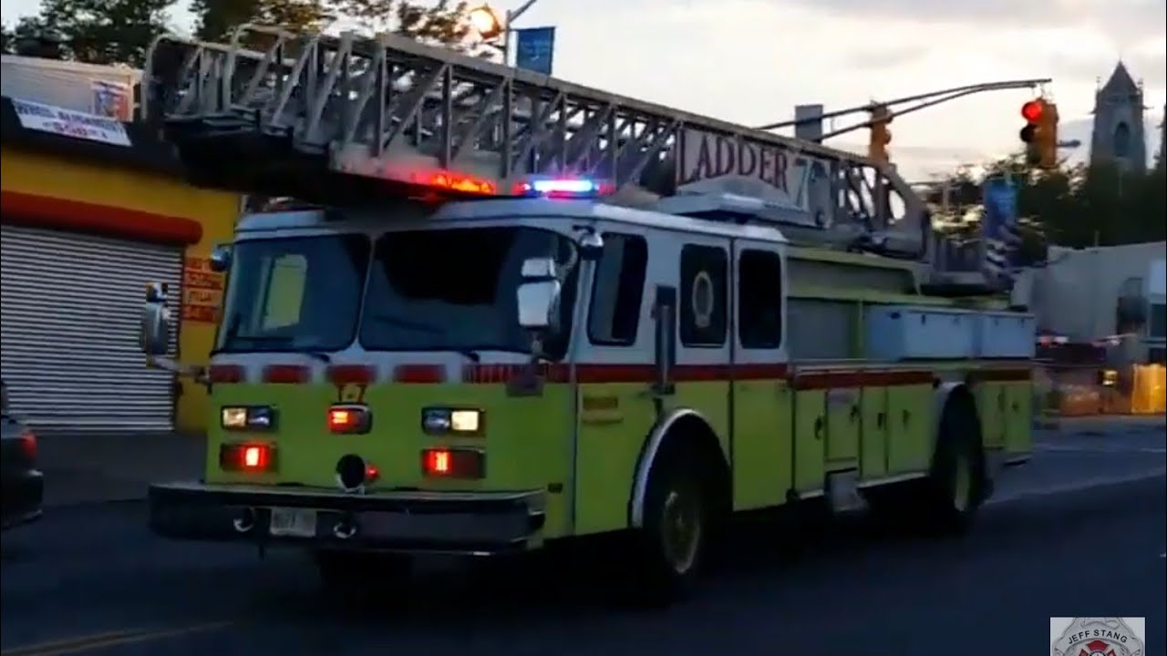 Blast From The Past 1990s E-One Fire Truck Responding Detroit Diesel ...