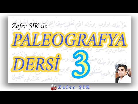 Paleografya Dersi 3