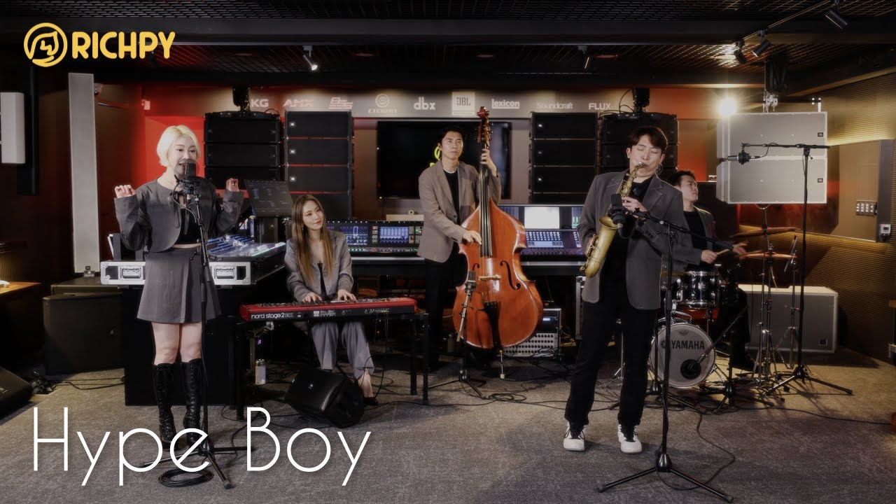 New Jeans(뉴진스) “Hype Boy” (Jazz Band Version) | 밴드 리치파이 - YouTube