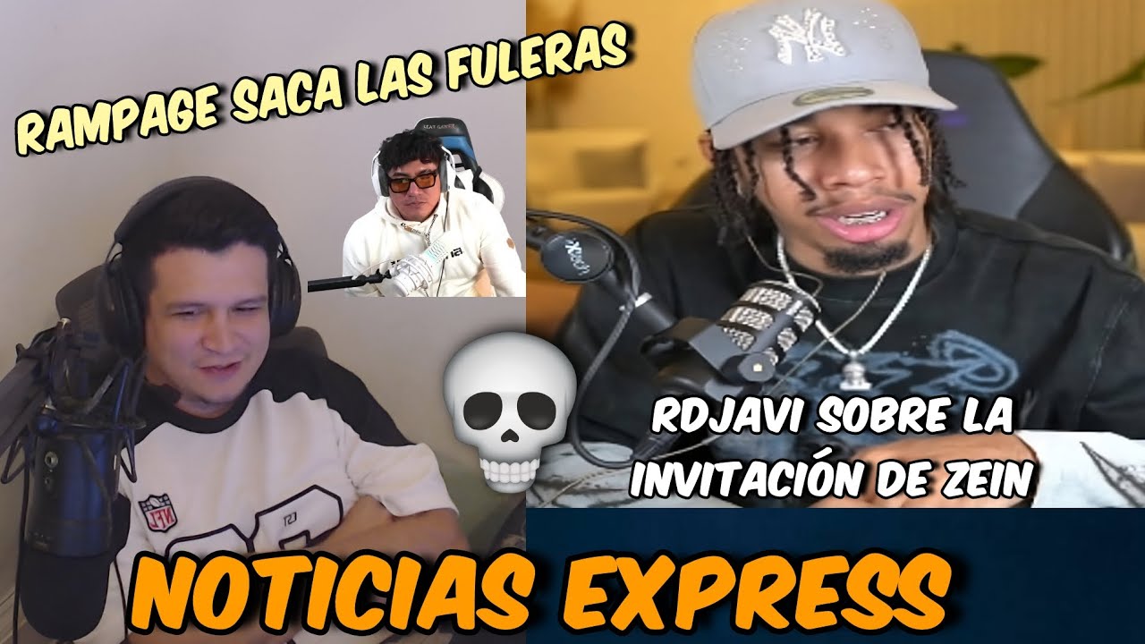 RAMPAGE SACA las FULERAS de SIDERAL 💀, RDJAVI y la INVITACIÓN de ZEIN ...