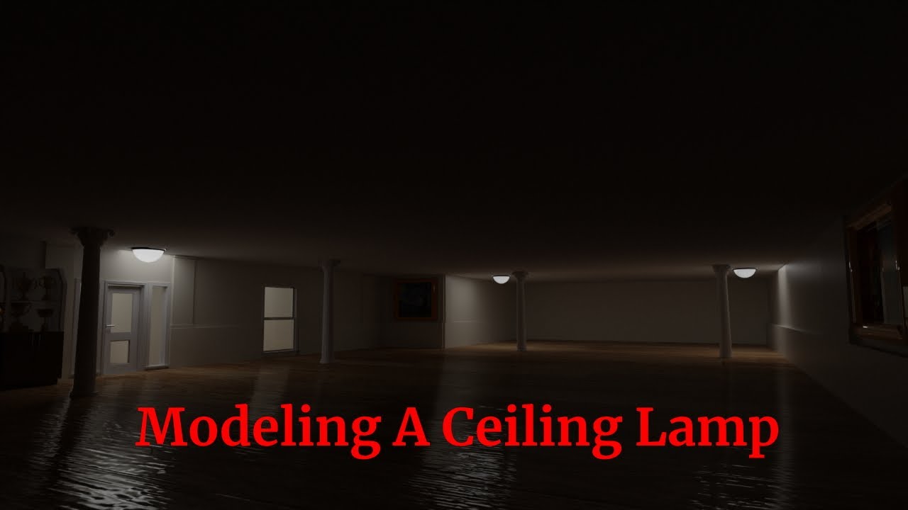 Blender Tutorial: Modeling and Shading A Ceiling Light - YouTube