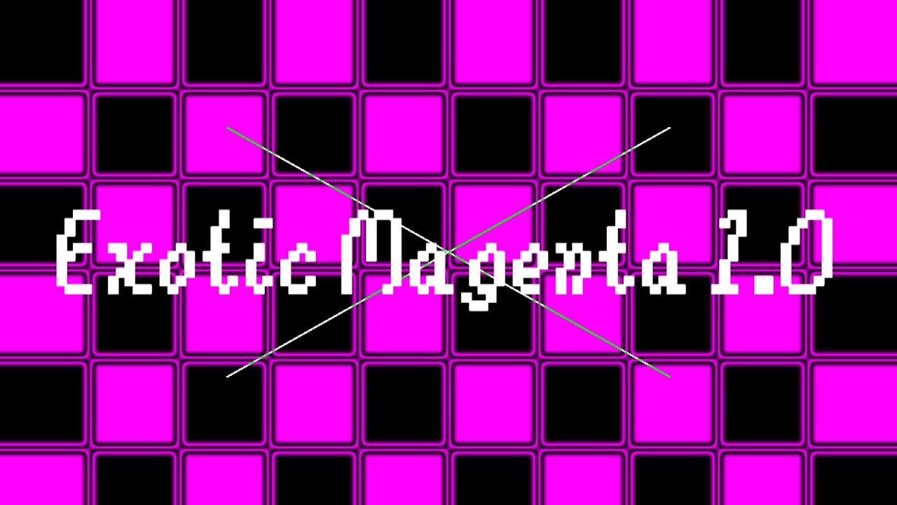 How To Do Some Exotic Magenta 1.0 - YouTube