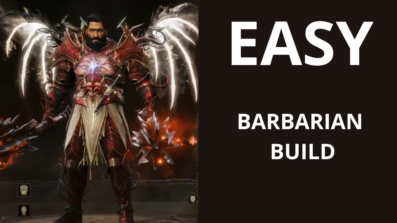 EASY OVERALL BARBARIAN BUILD - FOR NOOBS - YouTube