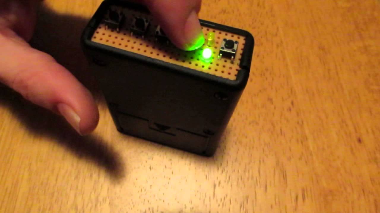 Arduino based bag movement alarm - final completed project - YouTube